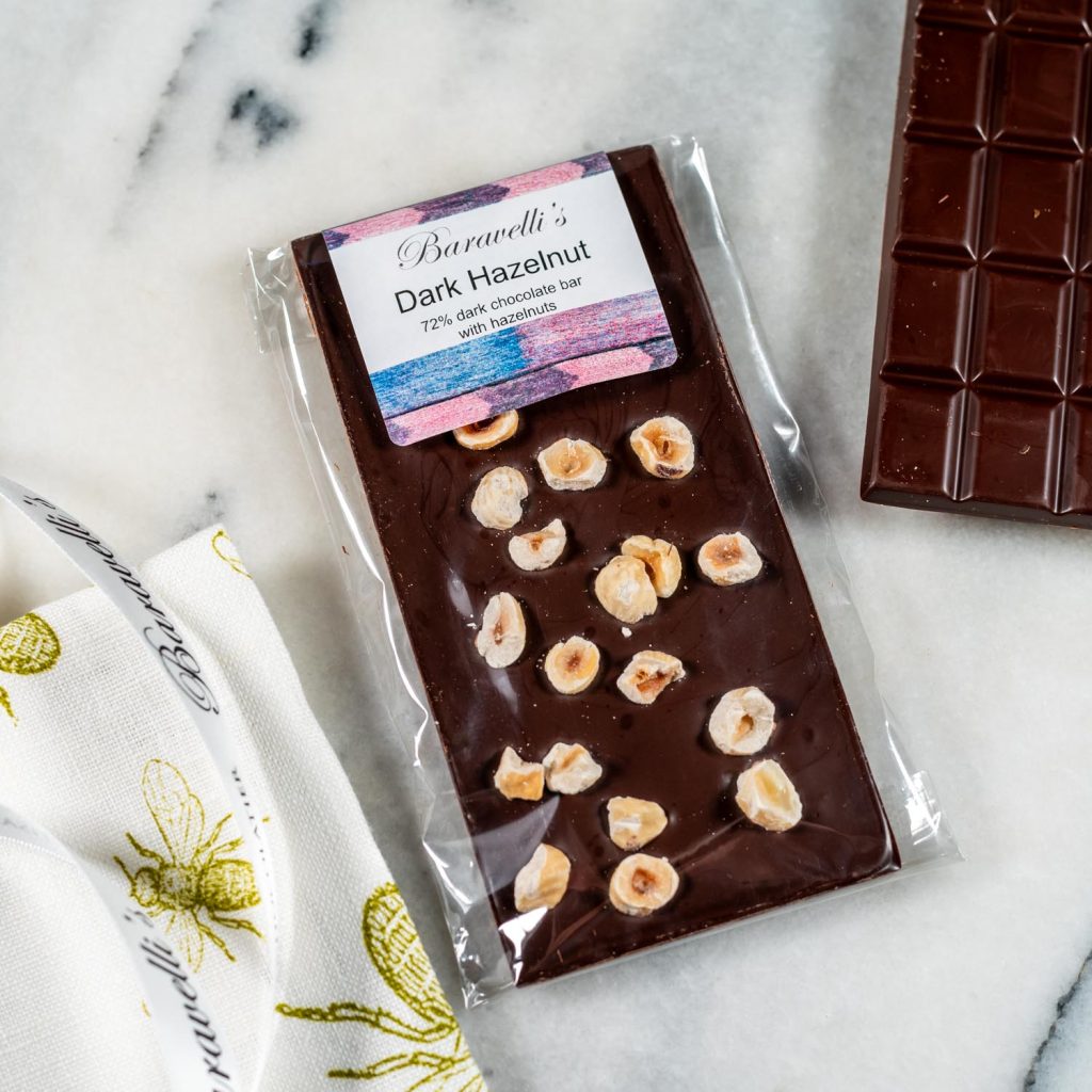 Dark Hazelnut Bar - Baravelli's Artisan Chocolatier